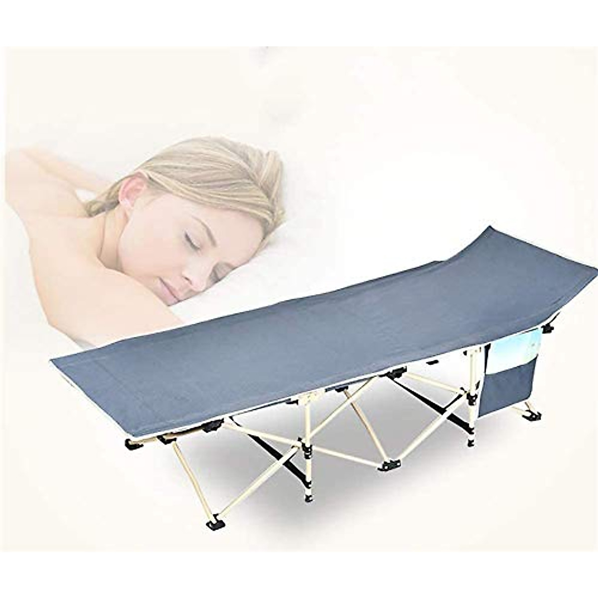 XZGDEN Lightweight Portable Lounger Chairs - Folding Single Sun Loungers Household Office Garden Patio Beach Camping Chairs-A (Color : A)