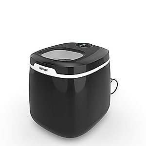 Gladwell, Countertop Ice Maker Machine, Portable Bullet Ice Cube Makers, Makes 50 pounds of Ice Cubes Small and Regular, Low Noise No Plumbing Easy to Clean Mini Machines, Jet Black