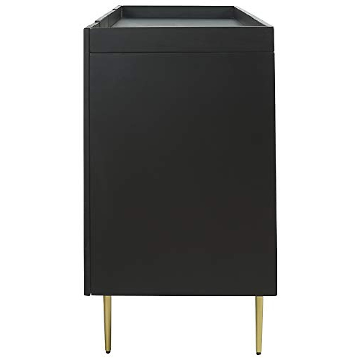 Signature Design by Ashley Brentburn Contemporary Accent Cabinet or TV Stand, Black