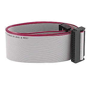 uxcell F/F IDC Connector 26 Pin Flat Ribbon Cable 2.54mm Pitch 20 Inch Length