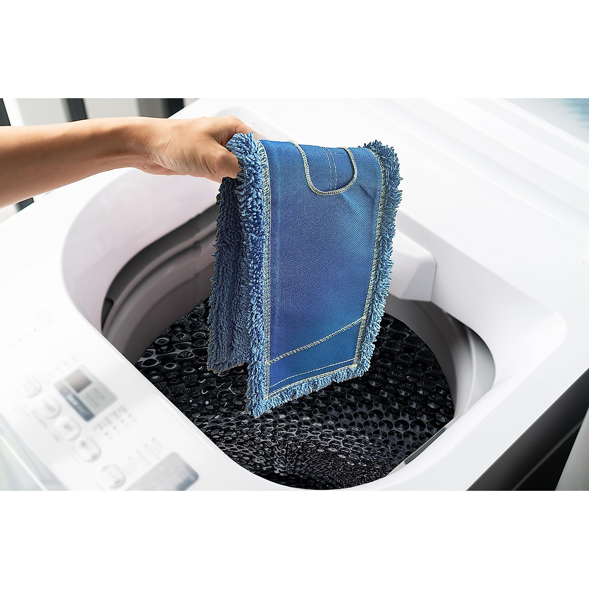 72" Premium Blue Microfiber Dust Mops - 6 Pack