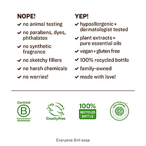 Everyone 3 In 1 Berry Blast Kids Soap, 32 FZ