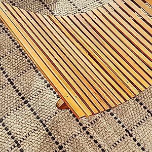 cucunu Chase Lounge Outdoor I Durable, Reliable Acacia Wood Patio Lounge Chair Furniture I Rocking Sun Lounger Chair for Sunbathing I Patio Lounge Chair