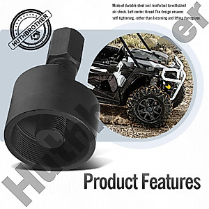 Huthbrother Flywheel Puller Tool-50mm x 1.5 L.H. Compatible with Polaris RZR XP 900/1000 Sportsman 570 14-18
