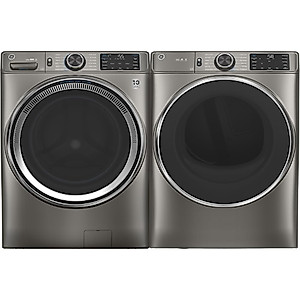 GE® 4.8 cu. ft. Capacity Smart Front Load ENERGY STAR® Steam Washer with SmartDispense™ UltraFresh Vent System with OdorBlock™ and Sanitize + Allergen