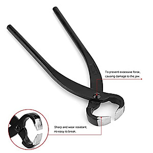 205mm Professional Bonsai Root Cutter Grade Manganese Steel Alloy Concave Root Cutters Gardening Plants Bonsai Tools