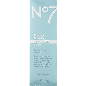 Boots No7 Protect & Perfect Advanced Anti Aging Serum Bottle - 1 oz