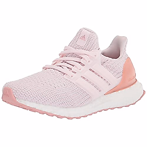 adidas Women's Ultraboost 4.0 Alphaskin Running Shoe, Almost Pink/Almost Pink/White, 8
