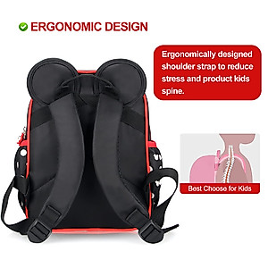 Voikukka Cute Little Girls Backpack Small Kids Mini Mouse Backpacks for Toddler Girl Backpack Travel Kindergarten Preschool Backpacks Baby Bookbag School Book Bag Toddler Backpack