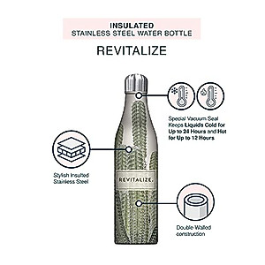 Studio Oh! Insulated Stainless Steel Water Bottle, 25 oz, Revitalize