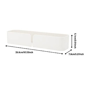 Bedside Bed Organizer Storage Rack Floating Wall Shelves Shelf Caddy, Stick On Wall Mounted Bedrooms, Bathrooms, Offices, Dormitories for Cosmetics, Books, Mobile Phones and Other Supplies-M