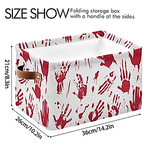 Halloween Rectangular Storage Basket Organizer Bin Shelf Baskets For Clothes Gifts For Home Office Dorm