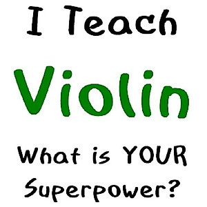 CafePress Teach Violin Mug Mugs Ceramic Coffee Mug, Tea Cup 11 oz