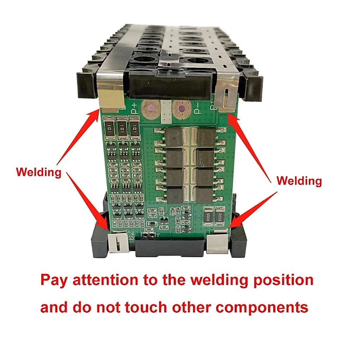 XBERSTAR DIY Kits 18650 Battery Case Holder,18650 Battery Insulator Ring,3S 40A 12V Li-ion Lithium Battery Protection Board PCB BMS,Pure Nickel Strips for DIY Lithium Battery Pack (Black)