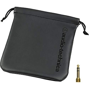 Audio-Technica ATH-M50x Monitor Headphones (Black) with 6Ave Cleaning Kit and 6-Pack Reusable Cable Ties