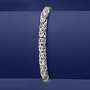 Ross-Simons Sterling Silver Small Byzantine Bracelet