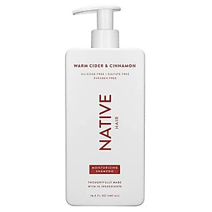 Native Shampoo and Conditioner Set | Sulfate Free, Paraben Free, Dye Free, with Naturally Derived Clean Ingredients| 16.5 oz (Warm Cider & Cinnamon, Moisturizing)