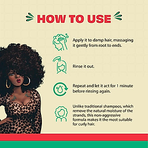 Lola From Rio - Meu Cacho Minha Vida - Hydrating Shampoo For Defined, Soft, Vibrant Curls, Nourishing, Mousturizing, Paraben, Sulfate-free 16.9 Fl Oz