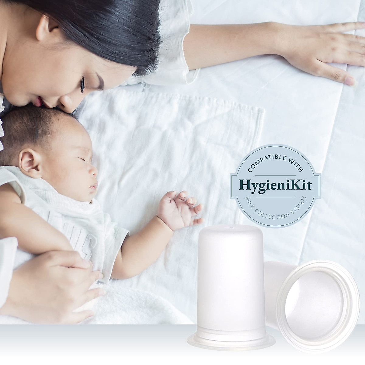 Ameda Silicone Diaphragms Clear 2 Count, Replacement Diaphragms Compatible with Ameda Breast Pumps and Ameda HygieniKits, Maintain Pump Performance, BPA Free DEHP Free