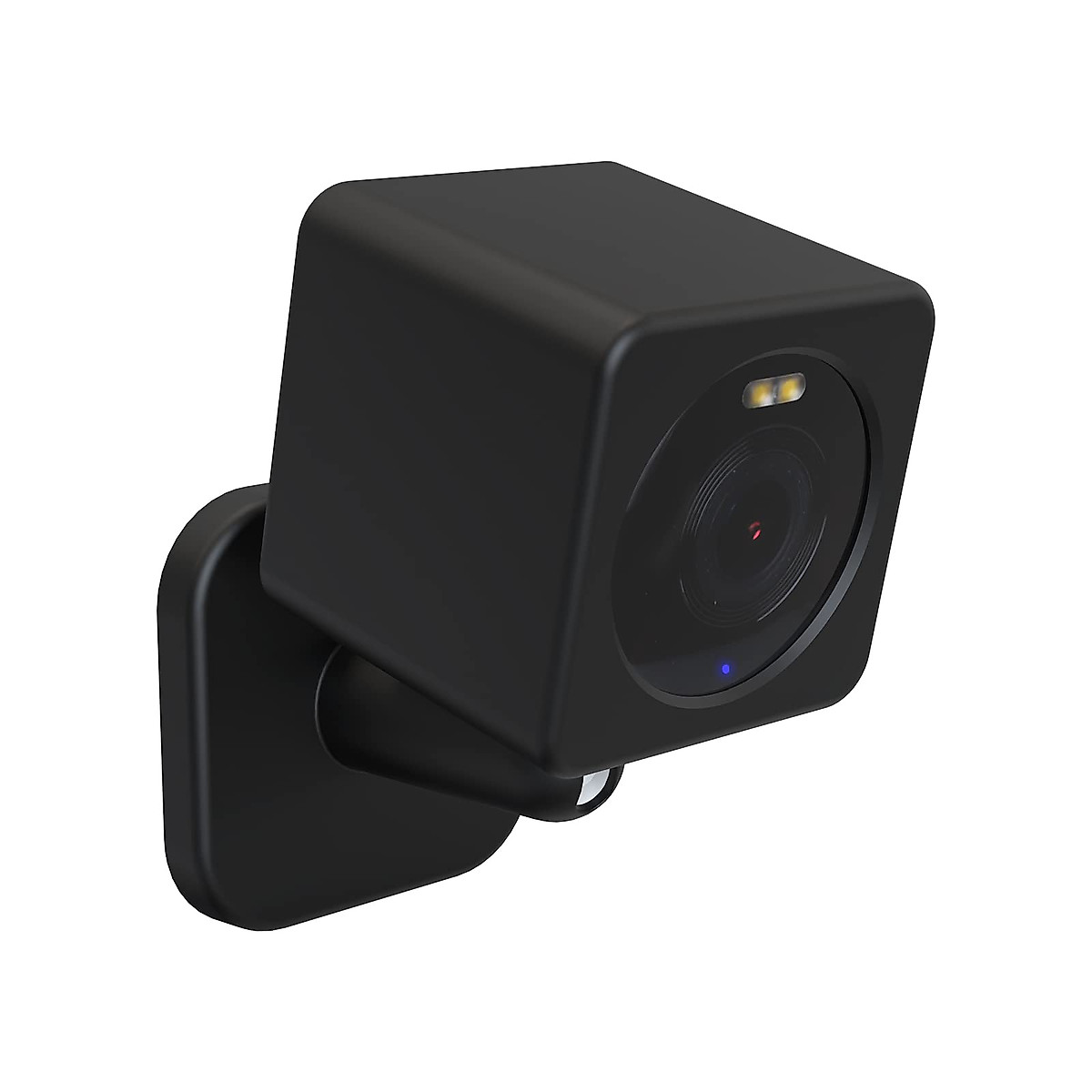 HOLACA Silicone Skin for Wyze Cam OG/OG Telephoto - Come with Quick Wall Mount Bracket - Anti-Scratch Protective Cover - Extra Protect Wyze Camera (Black, 1pack)