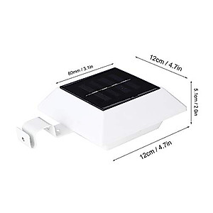 Solar Fence Light, Garden Security Gutter Lamp Solar Powered for Fence Roof Gutter Garden Yard Wall Lamp for Aisle for Home