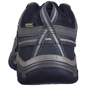 KEEN Men's Targhee 3 Low Height Waterproof Hiking Shoes, Bungee Cord/Black, 11