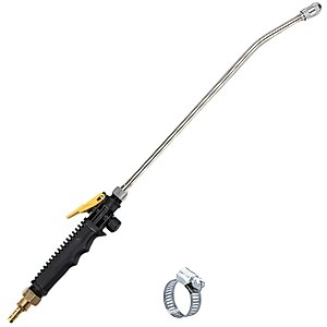 Replacement Sprayer Wand,3/8" Brass Barb Stainless Steel Sprayer Wand, 24 Inches Universal Sprayer Wand (3/8" Hose Barb Sprayer Wand)