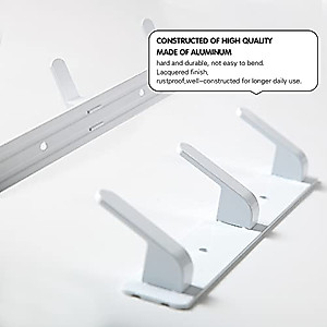 ninegridisland 3 Hooks White Towel Hooks for Bathrooms Farmhouse White Wall Mounted Hooks for Coat Rack Hooks Adhesive Bath Robe Hooks Stick on Wall Hook Rack Hat Key Hook for Hanging Bath Towel Hook