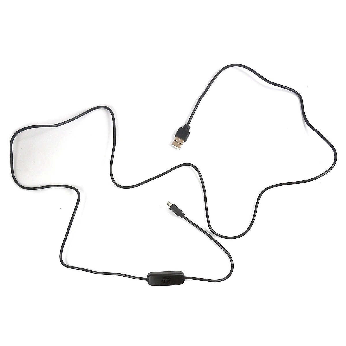 HomeSpot 5V 2.4A Power Supply/Adapter/Charger (UL Listed) with 5ft Long Micro USB Cable with On Off Switch Button for Raspberry Pi Arduino