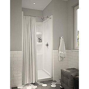 Delta Faucet ProCrylic 36 x 36 Center-Drain Shower Base, High-Gloss White B78615-3636-WH