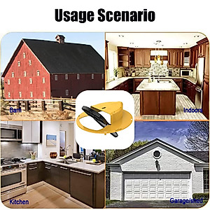 2 Pack Mouse Rat Trap Bucket,5 Gallon Mouse Rat Traps Indoor for Home,Bucket Lid Rat Traps Indoor Outdoor,Reusable Mouse Catching Tool.(Yellow)