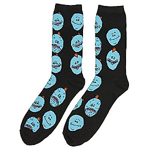 Rick And Morty 2 Pack Casual Crew Socks (Adult, Rm3), shoe 6-12