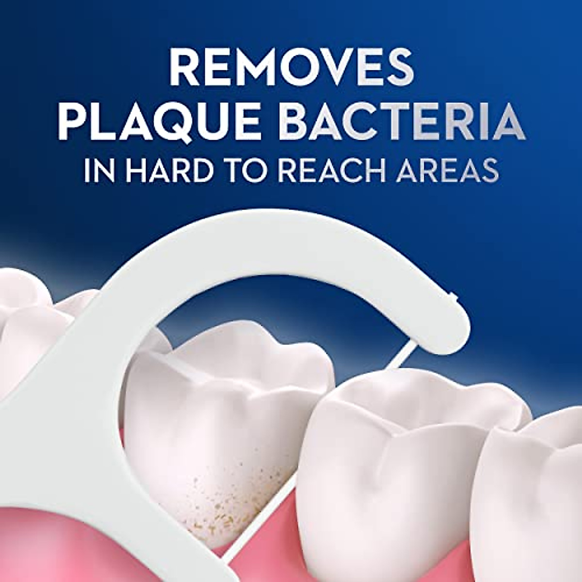 Oral-B eco Sustainable Dental Floss Picks, Mint, 75 Picks (Pack of 4)