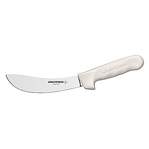 Dexter-Russell - 6123 Sani-Safe SB12-6 6" Skinning Knife with White Poly Handle