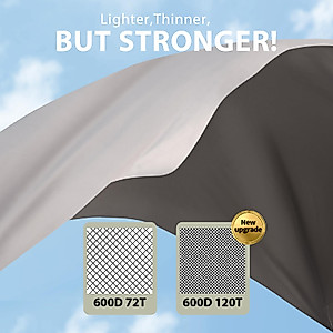 Outdoor Furniture Set Covers Waterproof 84 x 84 inch Weatherproof Square Cover, 600D Heavy Duty for Outside Dining Table and Chairs fit 7 x 7 ft, 80 x 80 inch Table