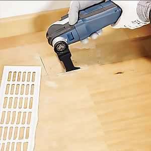 HIFROM 12PCS 45MM Bi-Metal Oscillating Multitool Quick Release Saw Blades Replacement for Porter Cable Fein Bosch Dremel Craftsman Ridgid Multi Tool