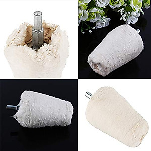 Polishing Buffing Mop, Foam Polishing Cone Shaped Automotive Pads Car Boat for Wheels with Power Drill
