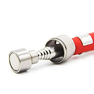 VASTOOLS Telescopic Magnetic Pickup Tool,10LB Magnet Stick, 30" Extendable Magnet with Pocket Clip