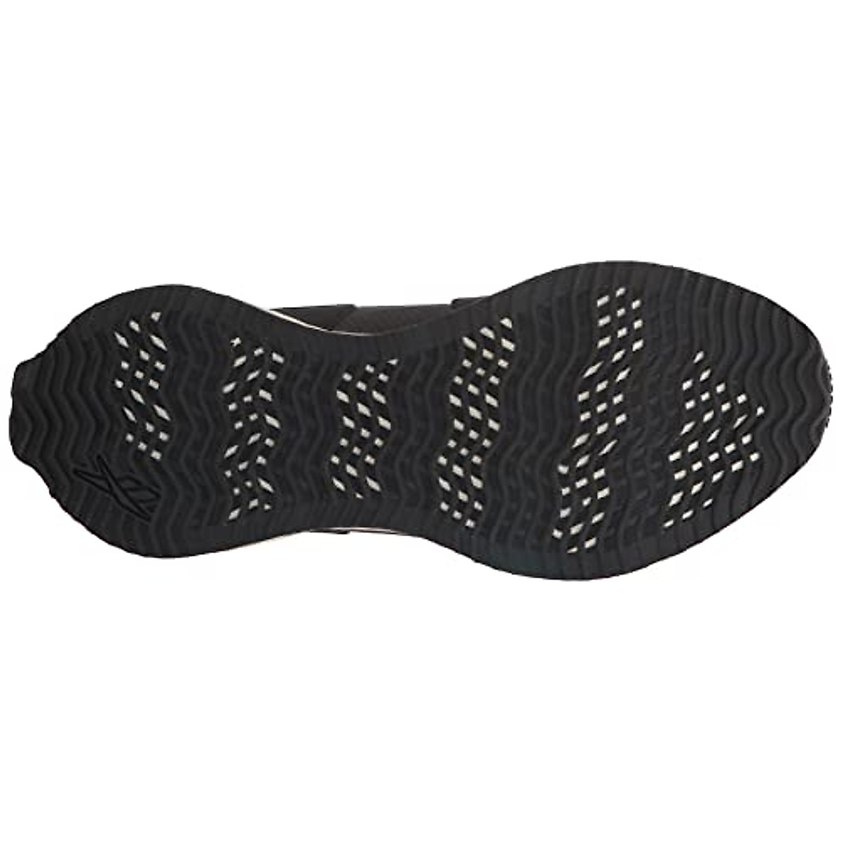 Reebok Women's Zig Dynamica Running Shoe, Black/Rose Gold/Chalk, 5