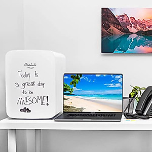 Cooluli 15L Mini Fridge for Bedroom, Car, Office Desk & College Dorm - 12V Portable Cooler & Warmer for Food, Drinks, Skincare - AC/DC Small Refrigerator with Glass Front, White