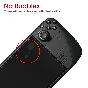 [2PACK] TS TRANSETT Tempered Glass Screen Protector Compatible with Valve Steam Deck, 9h Hardness, 0.33mm Thickness, DOES NOT interfere with touchscreen sensitivity