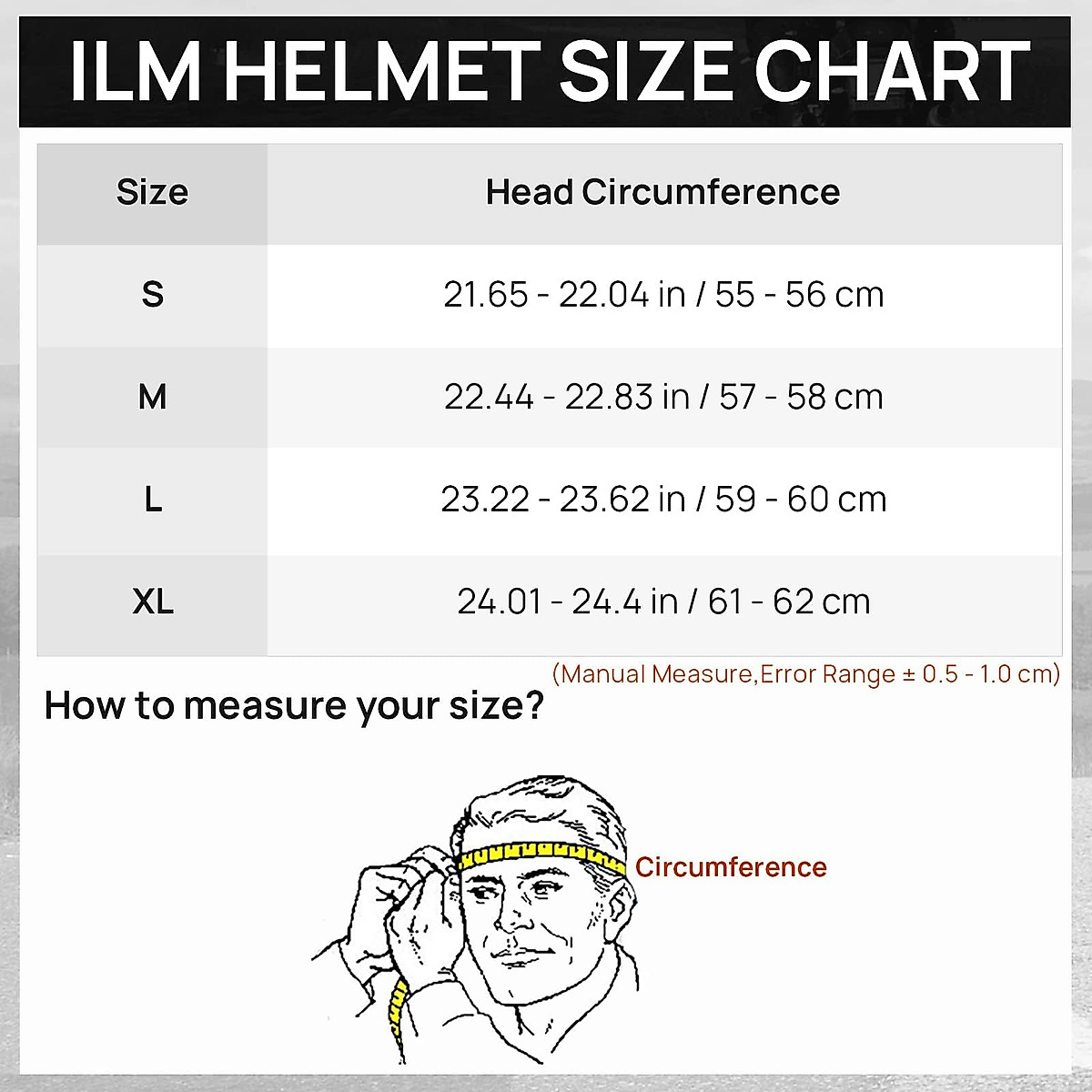 ILM Motorcycle Modular Full Face Helmet Flip up Dual Visor Motorbike Moped Street Bike Racing for Adult,Men and Women DOT Model 906(Matte Black,Large)