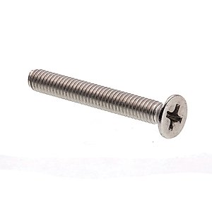 Prime-Line 9121198 Machine Screws, Metric, Flat Head, Phillips Drive, M4-0.7 X 30MM, Grade A2-70 Stainless Steel (10 Pack)