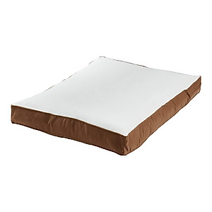 Happy Hounds Daisy Deluxe Supportive Sherpa Dog Bed, Large (48 x 36 in.), Mocha