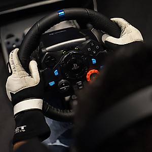 Logitech G29 Driving Force Race Wheel + Logitech G Driving Force Shifter Bundle for PS3 and PS4 (Renewed)