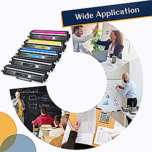 ColorKing Compatible Toner Cartridge Replacement for Brother TN227 TN227BK TN-227 TN223 TN223BK for MFC-L3770CDW HL-L3290CDW HL-L3270CDW HL-L3210CW MFC-L3710CW Printer (TN-227BK/C/M/Y High Yield, 5PK)