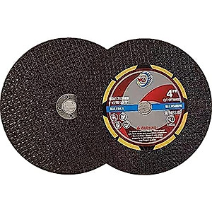 WA 25PACK - 4"x 0.045"x3/8" Thin Cut Off Disc, Die Grinder Tool Accessories Discs Cutting Wheel, 4 inch Cutoff Blade 3/8 in Arbor for General Metal, Steel, Stainless, Wood