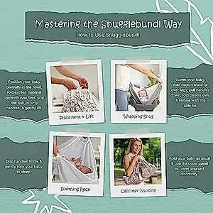 Snugglebundl – Move Without Waking | Organic Cotton | Best Baby Travel System | Elective C-Section (Baby Bumble, Lightweight, Baby Haze)