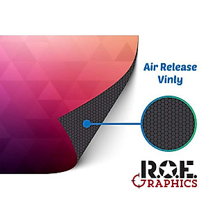 Black Sport 4x4 Bedside Decals: Fits 2017-2019 Ford Trucks 2 Decals Included Air Release Vinyl