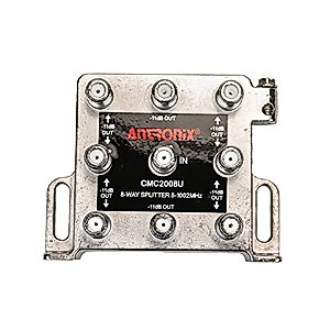 Antronix High Performance 8-Way Cable TV Splitter CMC2008U OTA Coaxial 5-1002M